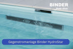 Binder HydroStar: Turbinenbetriebene Gegenstromanlage zum Festeinbau