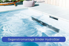 Binder HydroStar: Turbinenbetriebene Gegenstromanlage zum Festeinbau