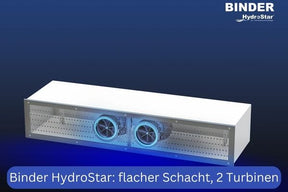 Binder HydroStar: Turbinenbetriebene Gegenstromanlage zum Festeinbau
